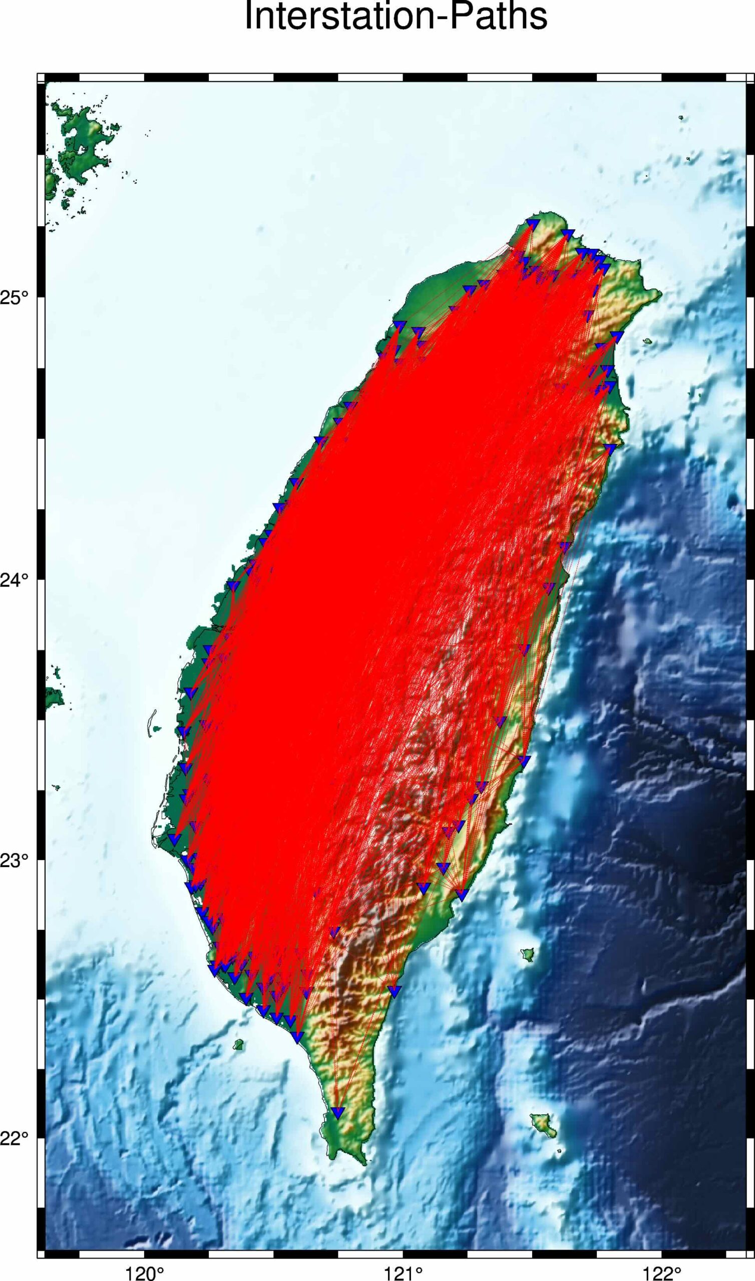 PyGMT: High-Resolution Topographic Map in Python (codes included) – Earth Inversion
