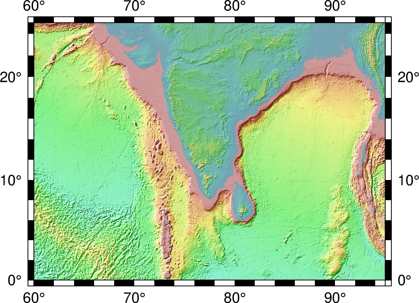PyGMT: High-Resolution Topographic Map in Python (codes included ...