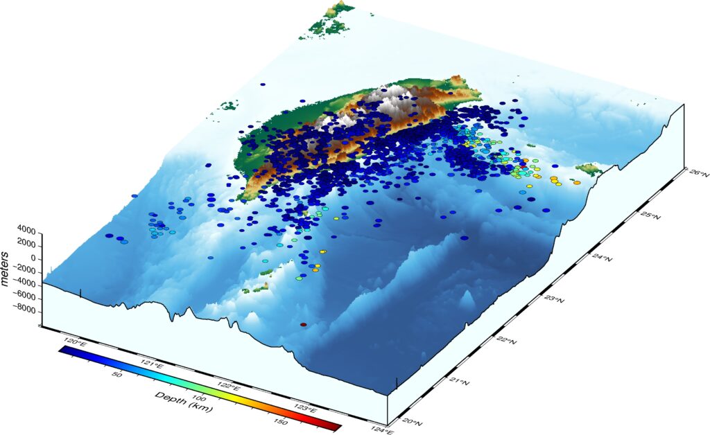 Plotting track and trajectory of tropical cyclones on a topographic map in Python – Earth Inversion